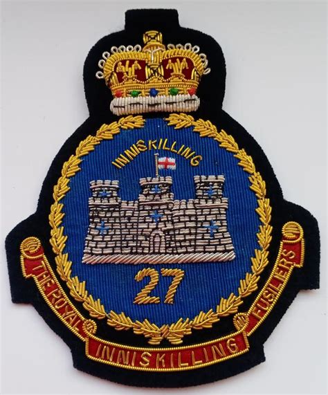Патч нашивка в стиле милитари the royal innis killing fusiliers цена