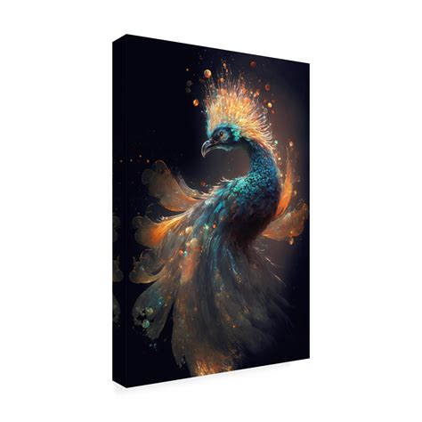 Bungalow Rose Ray Heere Proud Peacocks 24 Canvas Art Wayfair