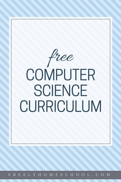 Free Computer Science Curriculum