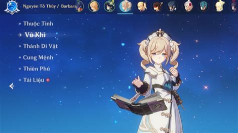 Tổng hợp về Cách build Barbara Genshin Impact mới nhất