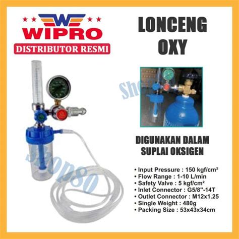 Promo Wipro Regulator Medical Oxygen Oksigen O2 Medis Pernapasan