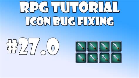 Unity RPG Tutorial Icon Bug Fixing YouTube