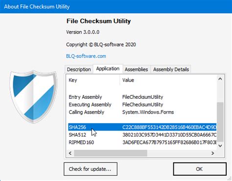 file checksum utility license