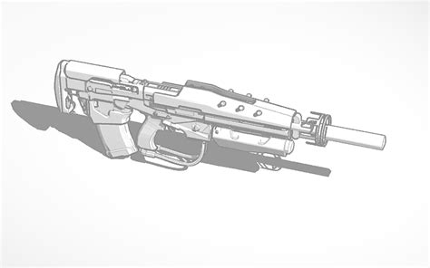 3d Design Laser Gun Tinkercad