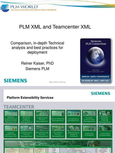 Plm Xml And Teamcenter Xml Pdf Product Lifecycle Xml