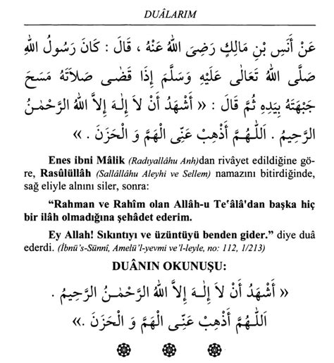 Dert Keder ve Üzüntüden Kurtulmak İçin Okunacak Dua