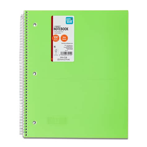 Brandclub Pen Gear Wide Ruled 1 Subject Notebook With Inside