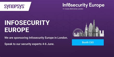 Synopsys Software Integrity On Linkedin We Are Excited To Sponsor Infosec Europe 4 6 June In