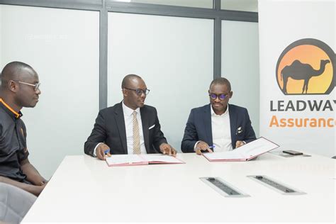 Signature De Convention De Partenariat Entre Leadway Assurance Et Le