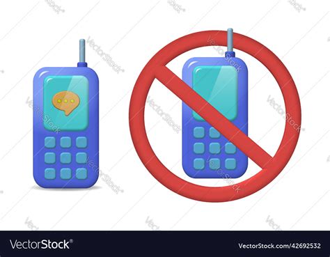 volumetric cartoon push button stylistic vector image