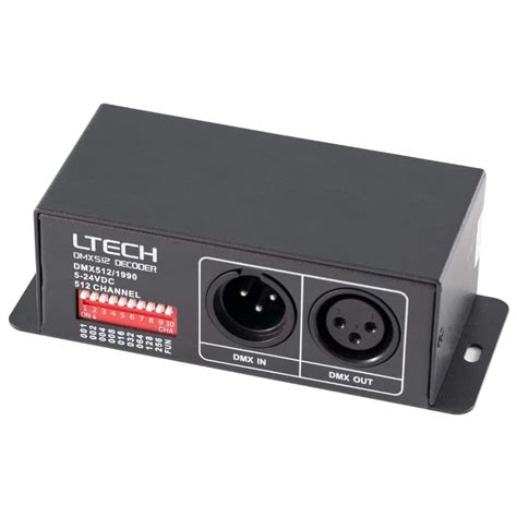 LTech DMX To SPI Channel Digital Signal Decoder Open Box SIRS E LED Lighting DMX Control