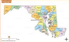 Map Of Maryland Counties Cities Highways Rivers And Detailed Geography