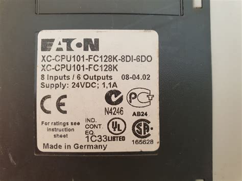 EATON XC CPU FC K INPUTS OUTPUTS Polar Makina Endüstriyel Elektronik Otomasyon