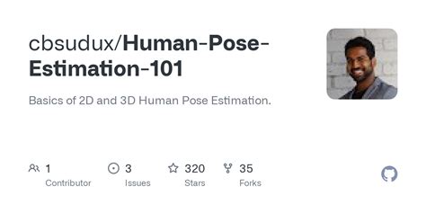 GitHub Cbsudux Human Pose Estimation Basics Of D And D Human Pose Estimation