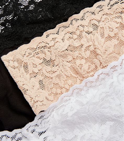 Womens Hanky Panky Multi Cotton Original Rise Thong Pack Of 3
