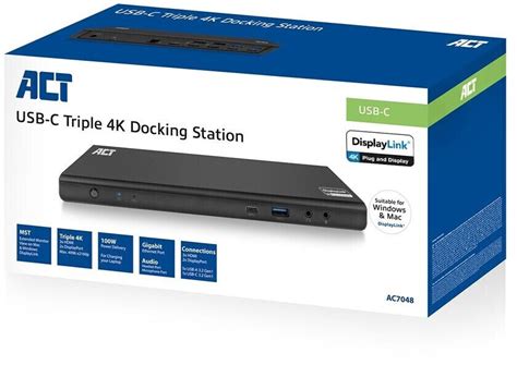 Act Usb C Triple K Dock Ac Au Meilleur Prix Sur Idealo Fr