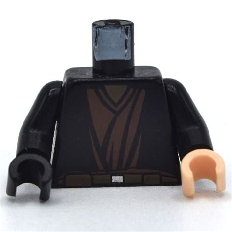 LEGO PART F Pr Torso Odd Hands Robe With Brown Layered