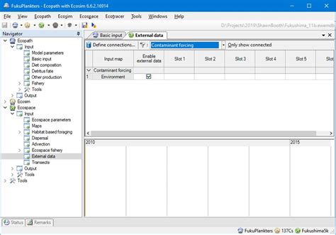 Driving Ecotracer With Spatial Temporal Data User Guide For Ecopath With Ecosim Ewe