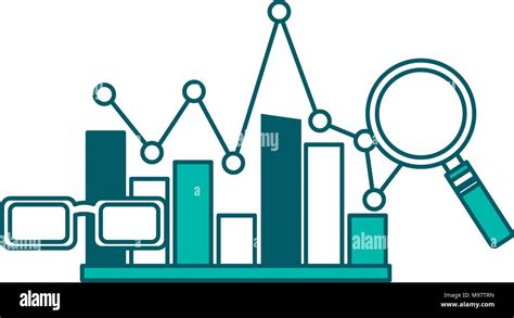 Statistics Bar Graph Pointed Line Analysis Stock Vector Image Art Alamy