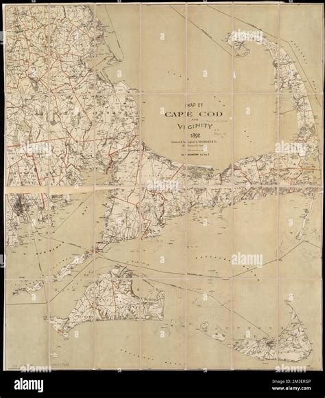 Map Of Cape Cod And Vicinity Cape Cod Mass Maps Nantucket Mass
