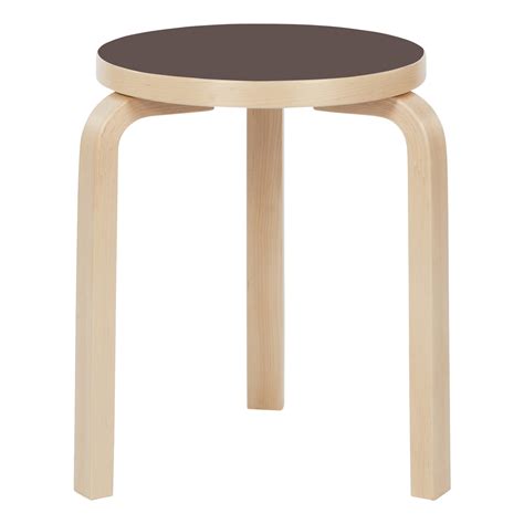 Artek Aalto Jakkara 60 Mauve Linoleumi Koivu Käytetty Design