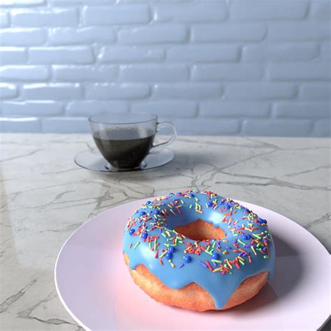 Donut And A Cup Cg Cookie