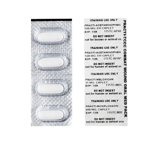 Practi Tccc Oral Meds Oral Unit Dose ×40 1024944 Wallcur 115tc