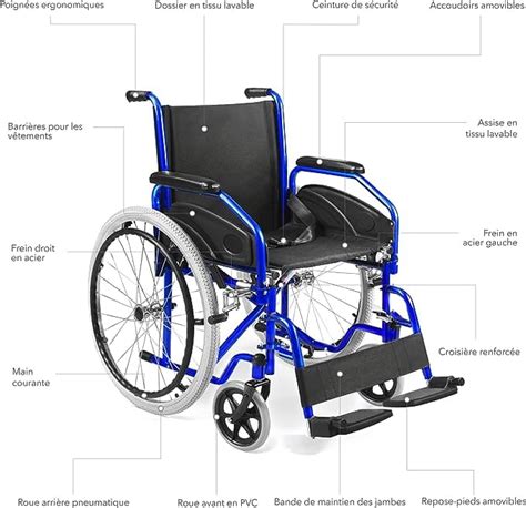 Fauteuil roulant pliant léger avec autopropulsion Handicap Infos