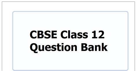 Ictsciencerekha Question Bank Class Xii
