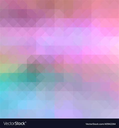 Color Geometric Background Mosaic Style Eps 10 Vector Image