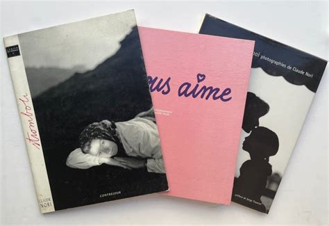 Claude Nori Lot Of 3 Books Je Vous Aime Stromboli Toi Catawiki
