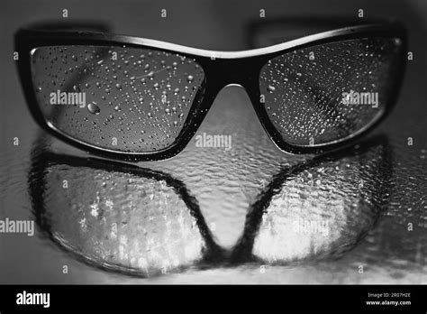 Sunglass Reflection Black And White