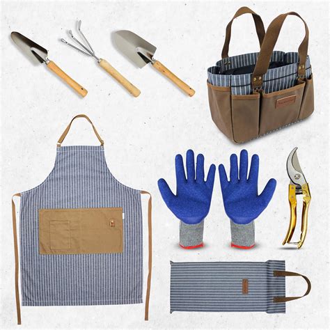 Reearthed Stylish Modern 8 Piece Gardening Bag And Tool Set