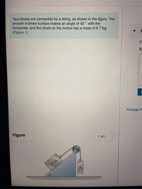 solved two blocks are connected by a string as shown in the