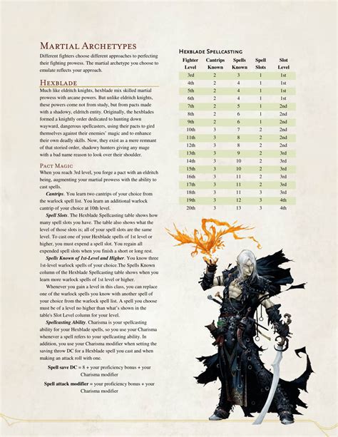 Hexblade Warlock 5e Guide Warlock 5e Dnd 5th Edition Class Guide Etktd
