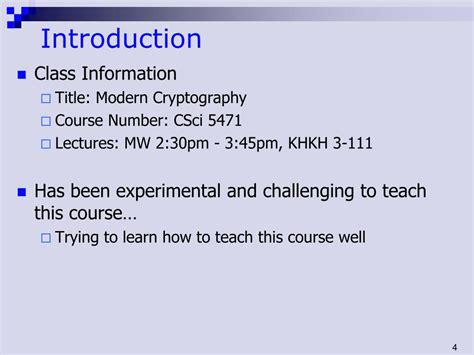 Ppt Modern Cryptography Lecture 1 Powerpoint Presentation Free Download Id2765713