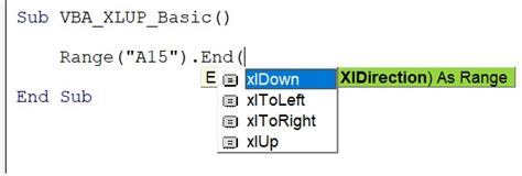Excel Vba Xlup Syntax Examples How To Use Excel Vba Xlup Syntax Examples How To Use