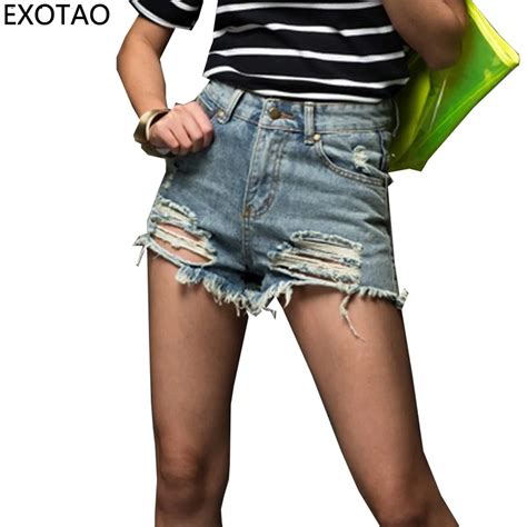 Plus Size Fashion Short Jeans 2017 Summer Women High Waist Denim Shorts