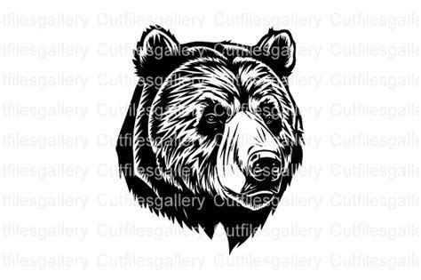 Bear Head Svg Bear Png Graphic By Cutfilesgallery · Creative Fabrica