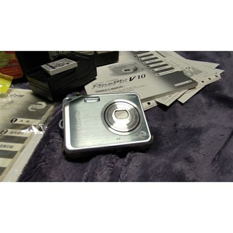 富士 V10 相機ccdccd Dv 復古dv 老相機 攝影 寫真 人像 粉白皮 千禧 千 蝦皮購物
