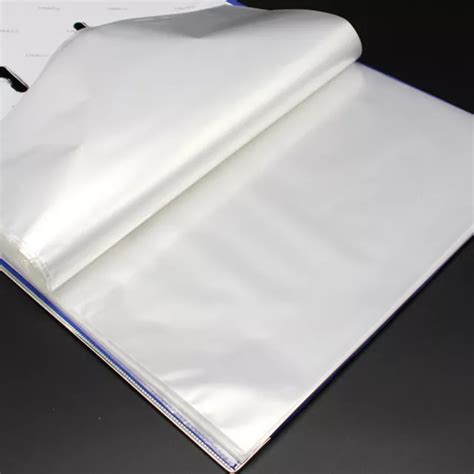 PAGES PACK FILE HOLDER Clear A4 Loose Leaf Multipurpose 11 Hole File