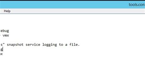 Enable Debug Logging For Vmware Tools Backup And Vss Issues On Windows Vms