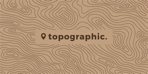 Modèle Extérieur De Carte De Ligne Topographique Modèle De Ligne Vectorielle Vecteur Premium