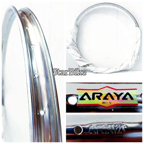 Jual Velg Depan Belakang Sepeda 281 1 2 Onthel Kebo Lubang 32 40 Besi