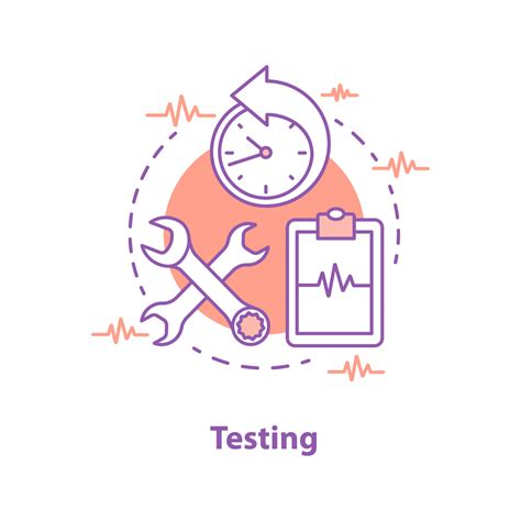 Product Testing Concept Icon Checking Process Idea Thin Line Illustration Vector Isolated