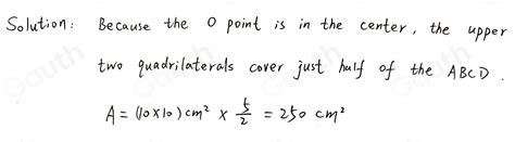 Solved 5 The Figure Below Is Formed Using 3 Identical Squares Of Side 10 Cm The Squares Oefg