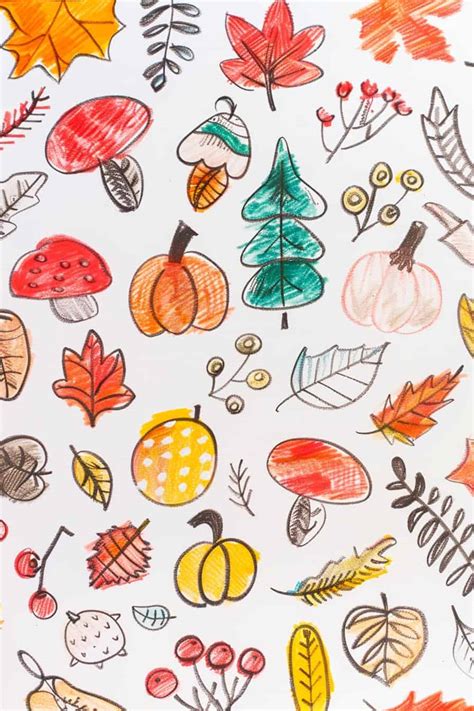 Doodle Your Way Through Fall Fun And Easy Fall Doodles The Sketch