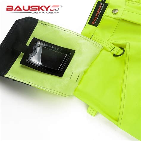 Bauskydd Mens Durable Work Pants Safety Workwear M Grandado