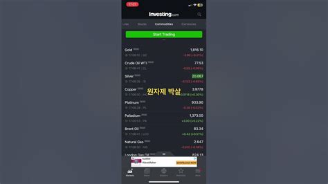은 가격 폭락 저가 매수 기회 Youtube