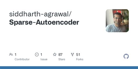 Github Siddharth Agrawal Sparse Autoencoder